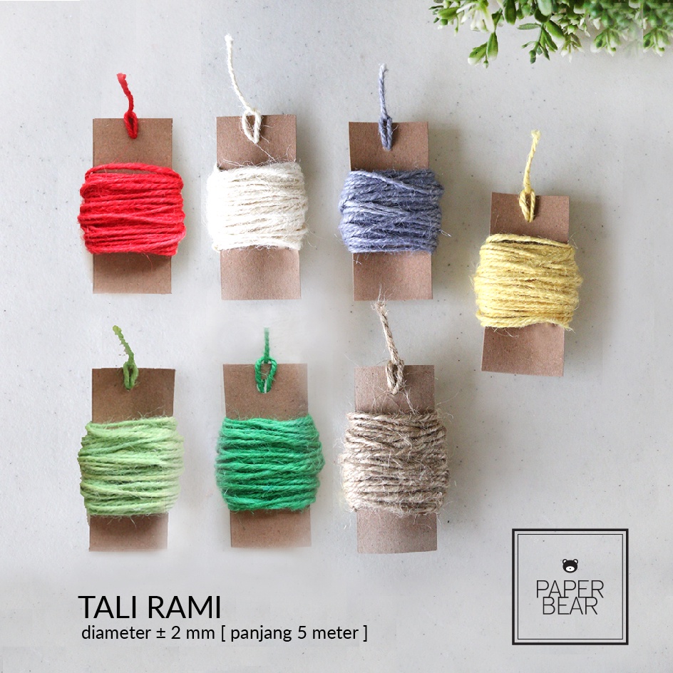 Jual Tali Rami Warna / Tali Goni 2 ply [ 5 meter ] | Shopee Indonesia