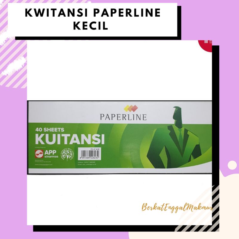 Jual Buku Kwitansi Nota Kuitansi Paperline Mini Kecil isi 40 lembar | Shopee Indonesia