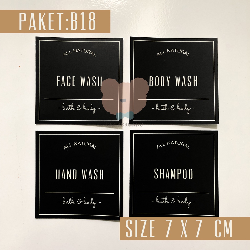 Jual Sticker / Label Sabun Aesthetic | Shopee Indonesia