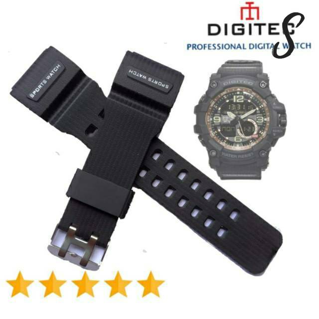 Jual Strap Tali Jam Tangan Digitec 2102 DG-2102T DG2102-T Rubber Strap ...