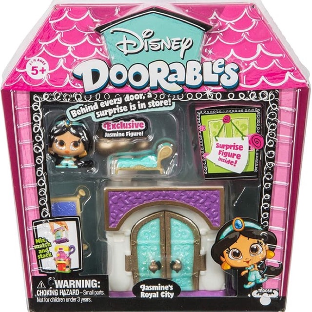 Jual Doorables Mini Stack Play Set Jasmine, Alice,Ariel, Mickey, Beast ...