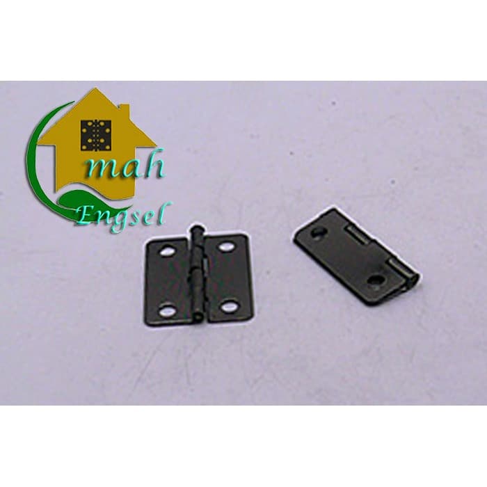 Jual Omah Engsel - Engsel mini hitam kilap 20x22 mm H.E2224 Engsel ...