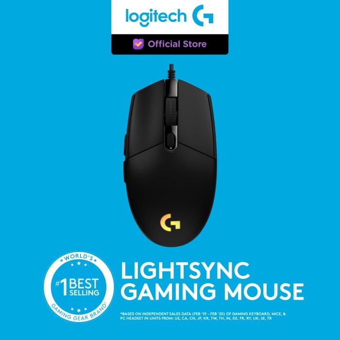 Jual Gaming Logitech G203 Mouse Gaming Wired Rgb Lightsync With Macro ...
