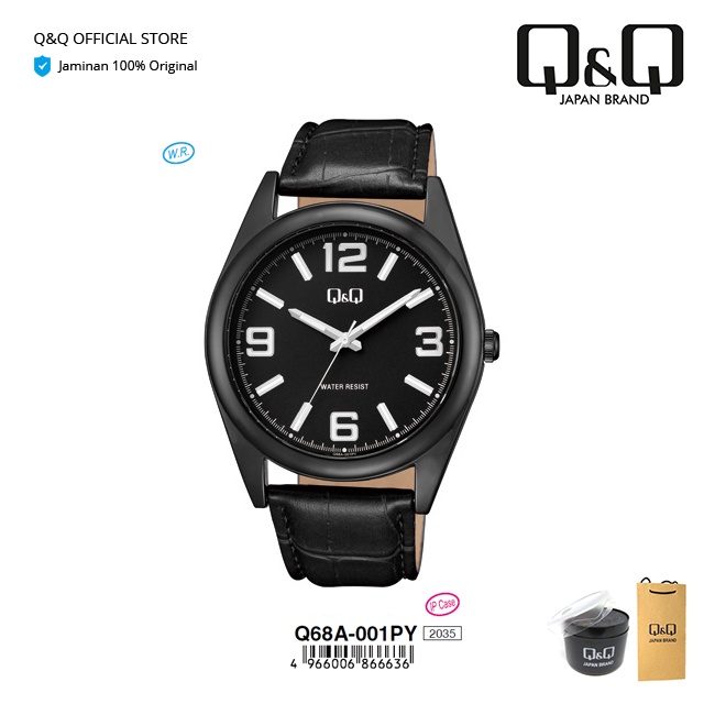 Jual Q&Q QnQ QQ Original Jam Tangan Pria Classic Analog Kulit Leather ...