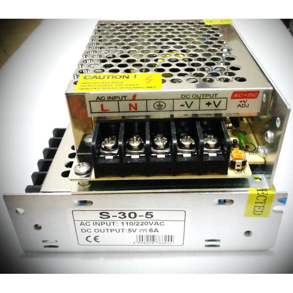 Jual Adaptor 5V 6A Power Supply Switching 5v 6A trafo jaring 5V 6A ...