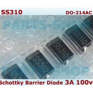 Jual Smd Dioda Ss310 3A 100V Dioda Schottky Barrier 3 A 100 V Do-214Ac ...