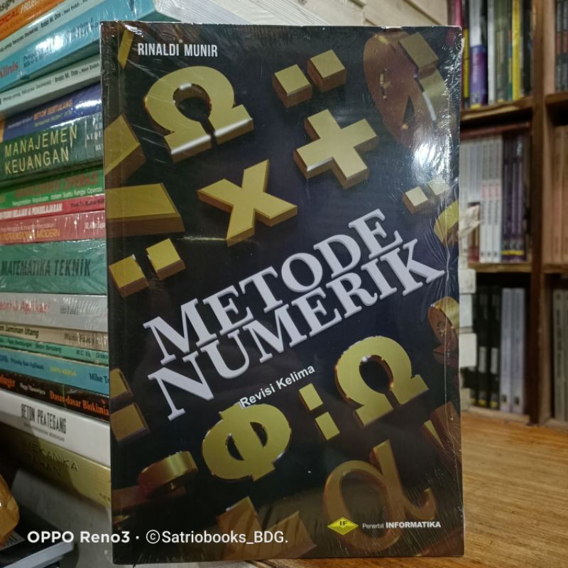 Jual BUKU METODE NUMERIK. EDISI REVISI KELIMA. RINALDI MUNIR. ORIGINAL | Shopee Indonesia