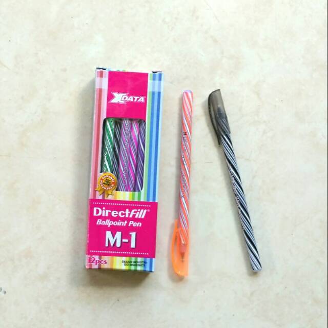 Jual Pulpen / Ballpoint XDATA M-1/ M-2 (isi 12 pcs ) | Shopee Indonesia