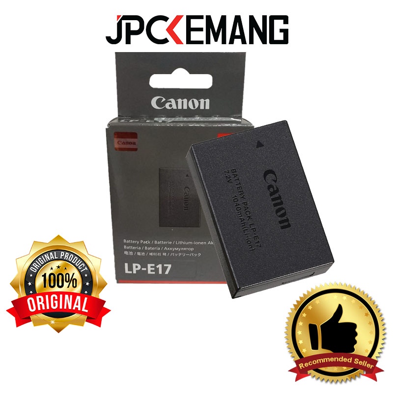 Jual Canon LP-E17 Lithium Battery Canon LPE17 Baterai Original | Shopee ...