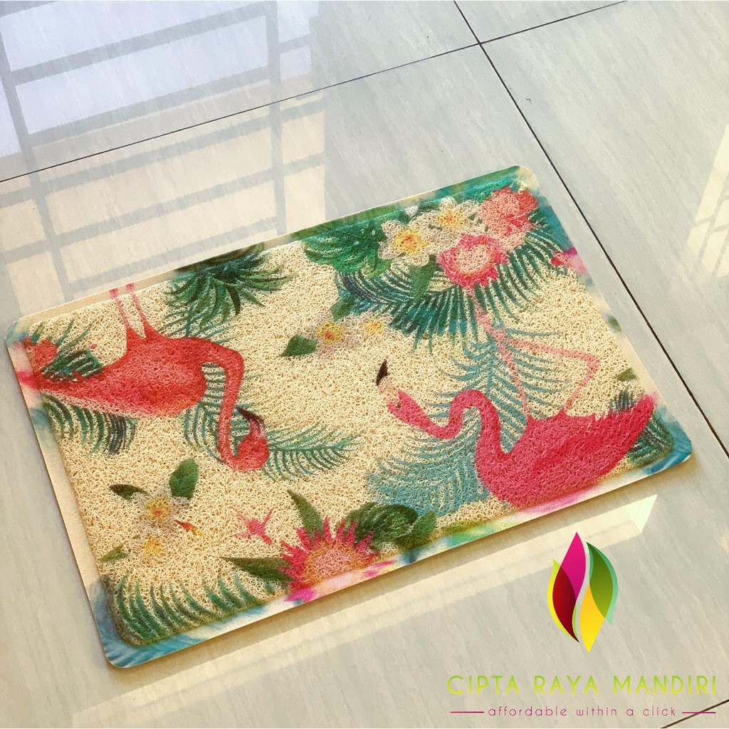 Jual Keset Cushion Mat Uk 40X60cm Keset Rumah Keset Kaki PVC Gambar ...