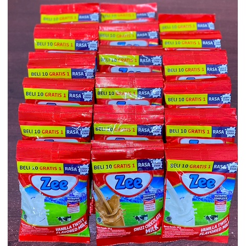 Jual PROMO Zee Renceng isi 10 Sachet 38 Gram Coklat Vanila | Shopee ...