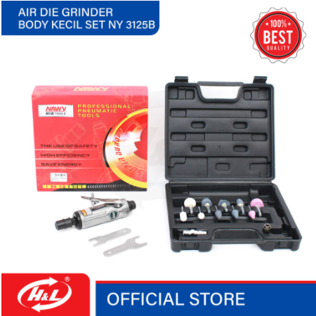 Jual HL Mesin Gerinda Angin Air Die Grinder Body Kecil Set NY 3125B ...