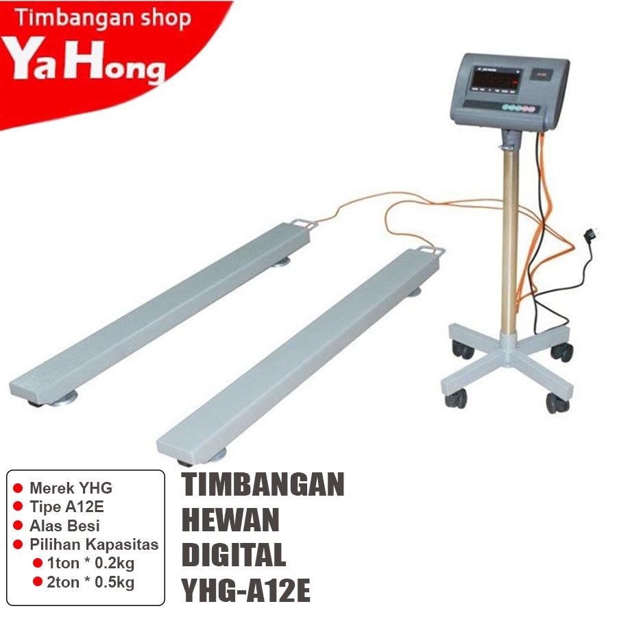 Jual Timbangan Digital Timbangan Hewan Load Bar 1ton 2ton YHG | Shopee ...
