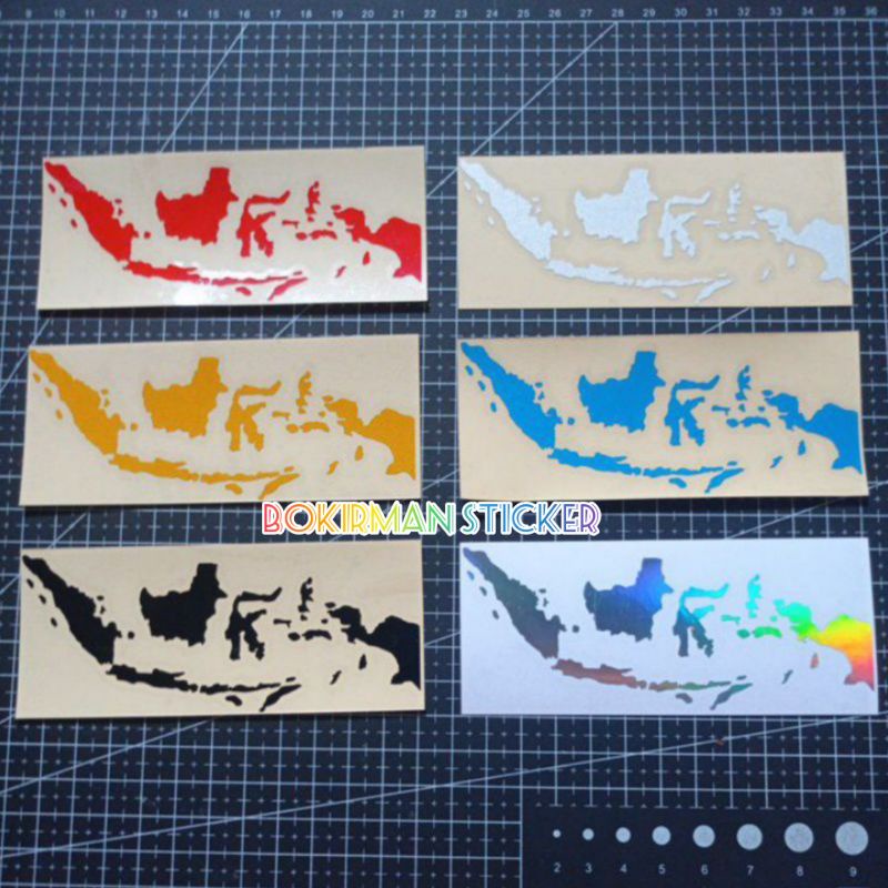 Jual stiker cutting sticker peta Indonesia | Shopee Indonesia