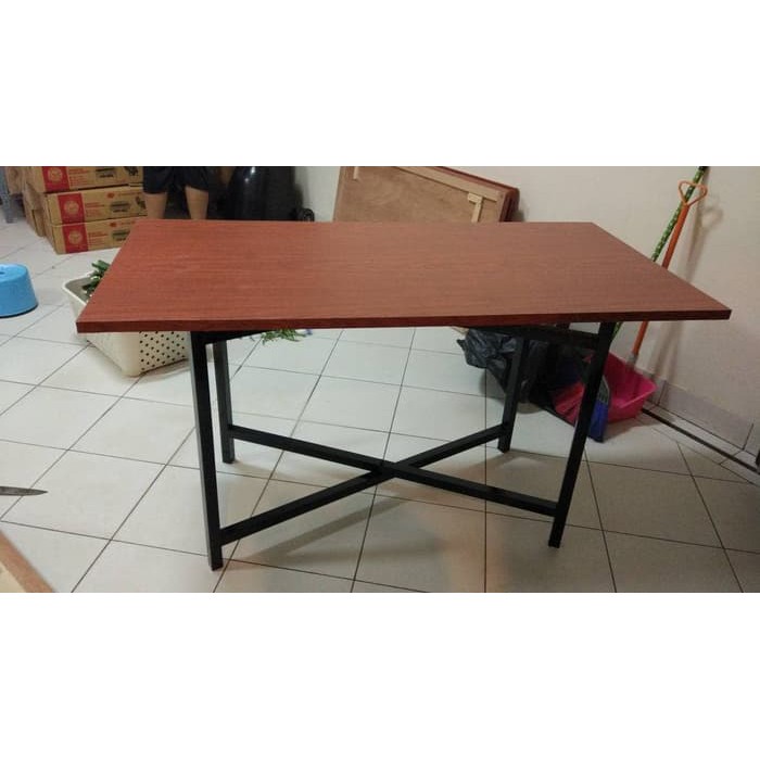 Jual meja lipat catering 120 x 80 bahan besar dan tebal untuk beban ...
