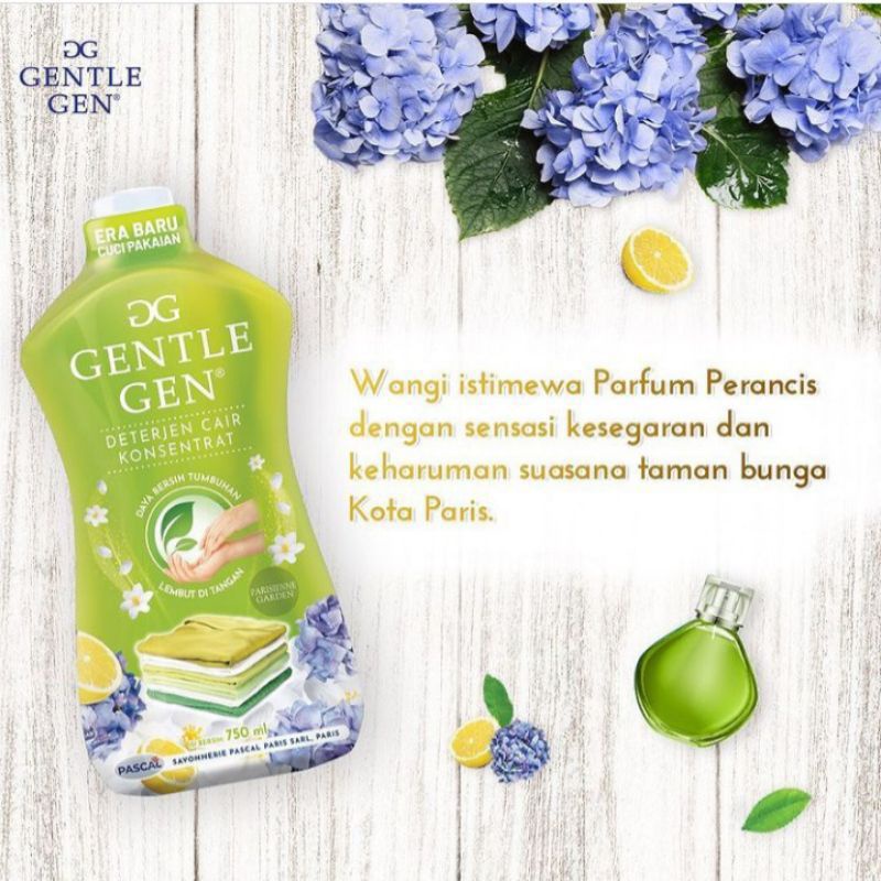 Jual Gentle Gen Deterjen Cair Konsentrat 750ml | Shopee Indonesia