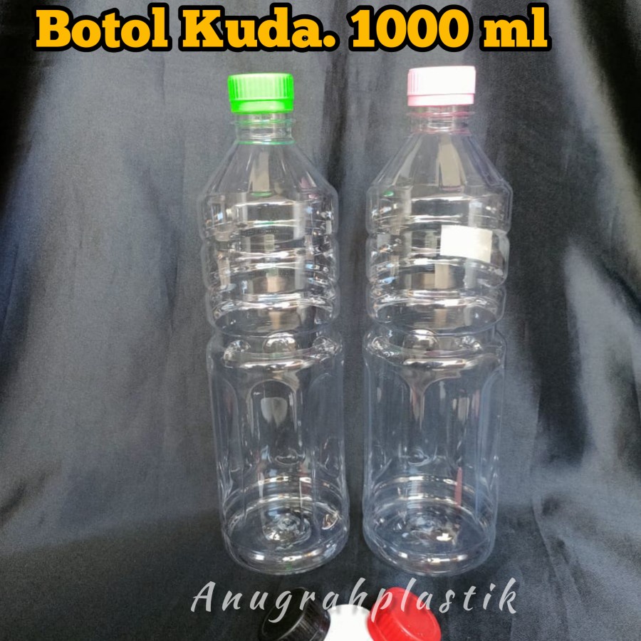 Jual BOTOL MURAH Botol Plastik 900 ml KUDA 1 liter (10 pcs) | Shopee ...