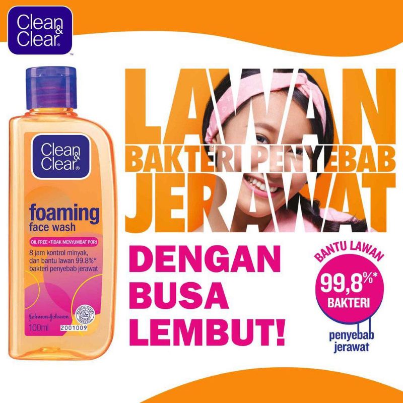 Jual Clean N Clear foamning face wash | Shopee Indonesia