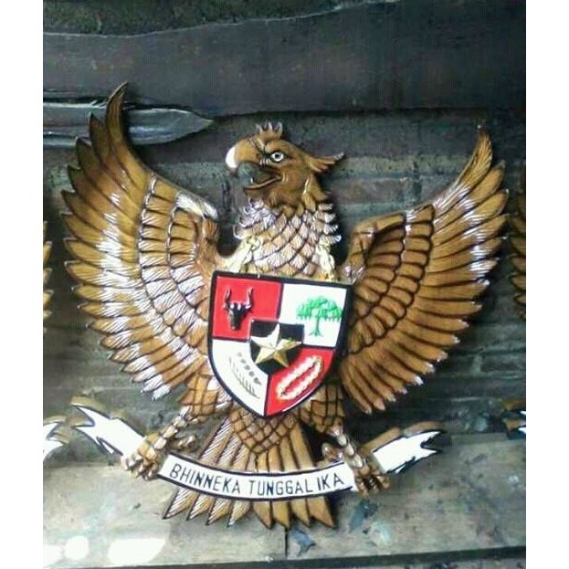 Jual Garuda Jati/ Logo Garuda Ukir Jati/ Lambang Garuda/ Garuda Jepara ...