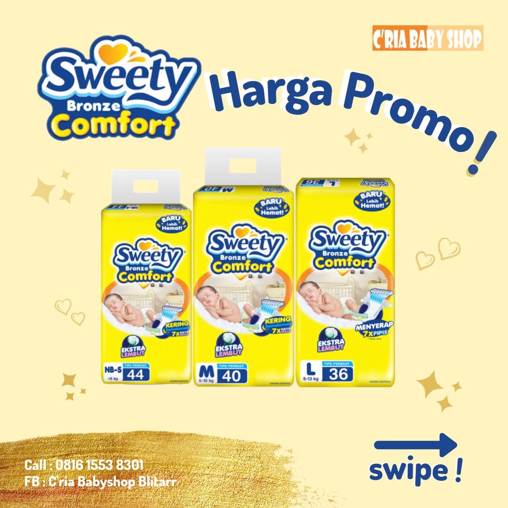 Jual Sweety Bronze comfort Perekat | NBS M L | Shopee Indonesia
