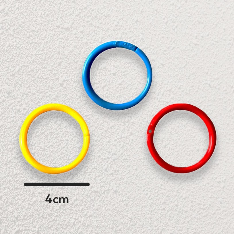 Jual ISI 3PCS RING FLASHCARD PLASTIK WARNA WARNI BY THE GANG OF FUR ...