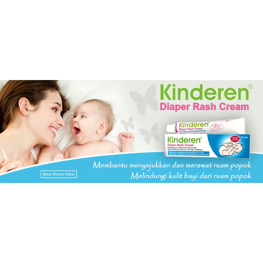 Jual Kinderen Diaper Rash - Ruam Popok Cream 20g | Shopee Indonesia