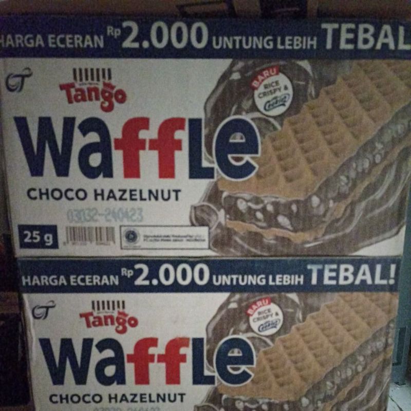 Jual Tango Waffle Choco Hazelnut 1Dus ( 6 Box x 12 pcs @25 Gram ...