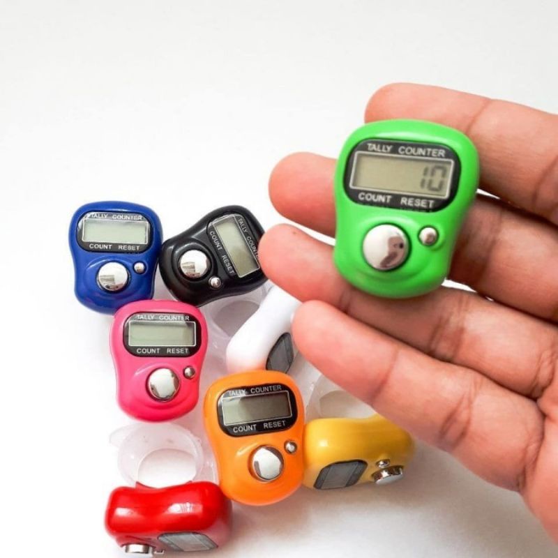 Jual Tasbih Digital Mini / Tasbih Jari / Finger Counter / Penghitung ...