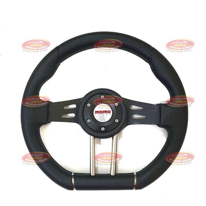 Jual Steer Setir Stir Racing Mobil NEW ISOTTA 14 INCH HITAM MOMO ...