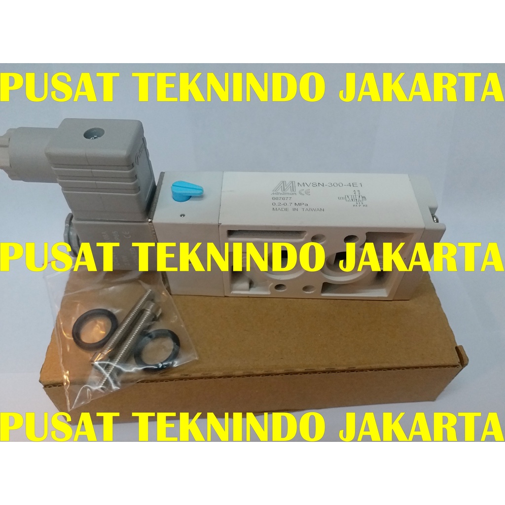 Jual SOLENOID VALVE NAMUR SINGLE COIL MINDMAN MVSN-300-4E1 PORT 1/4 ...