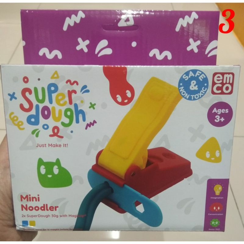 Jual Emco Superdough Mini Noodler Playset | Shopee Indonesia