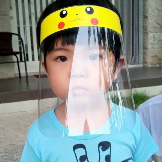 Jual Face Shield Anak -Masker mika Anti Corona -Pelindung muka | Shopee ...