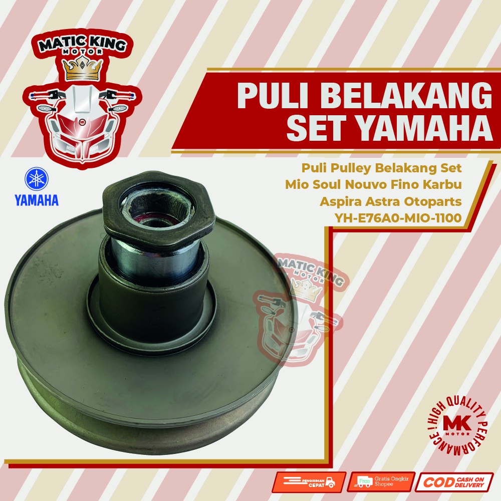 Jual Pully Pulley Puli Belakang Yamaha Mio Fino X Ride Nouvo Soul GT FreeGo M3 S Z Karburator ...