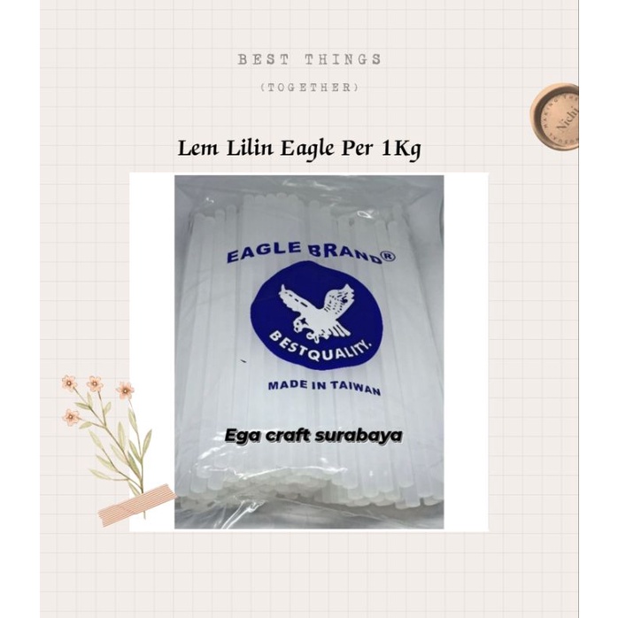Jual Lem Lilin Eagle Per 1Kg | Shopee Indonesia