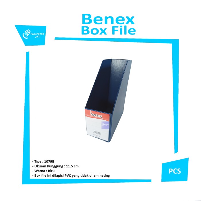 Jual File-Box- Benex Box File 1079B Biru -Box-File. | Shopee Indonesia