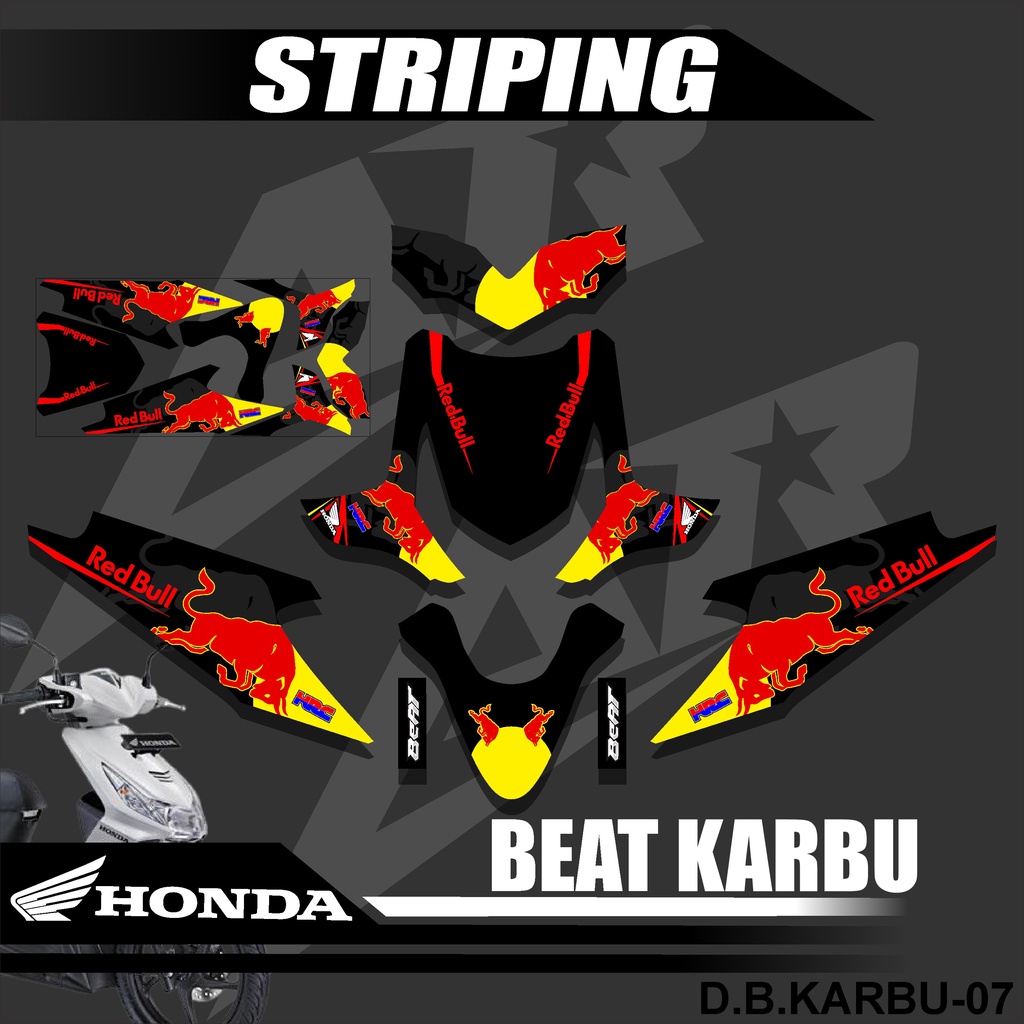 Jual Decal Stiker Fullbody Beat Karbu 2008 2009 2010 2011 2012 Variasi ...