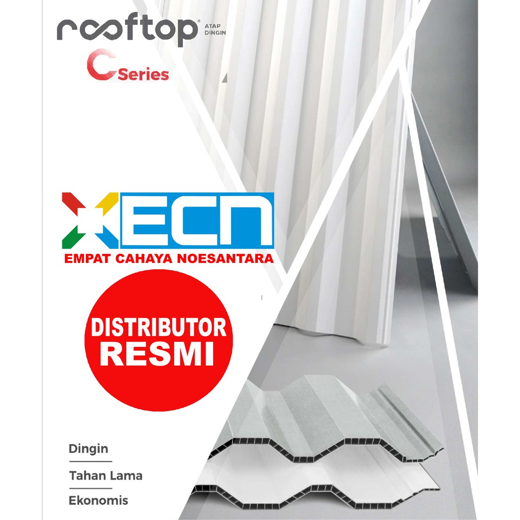 Jual ATAP DINGIN UPVC ROOFTOP TIPE C-SERIES | Shopee Indonesia