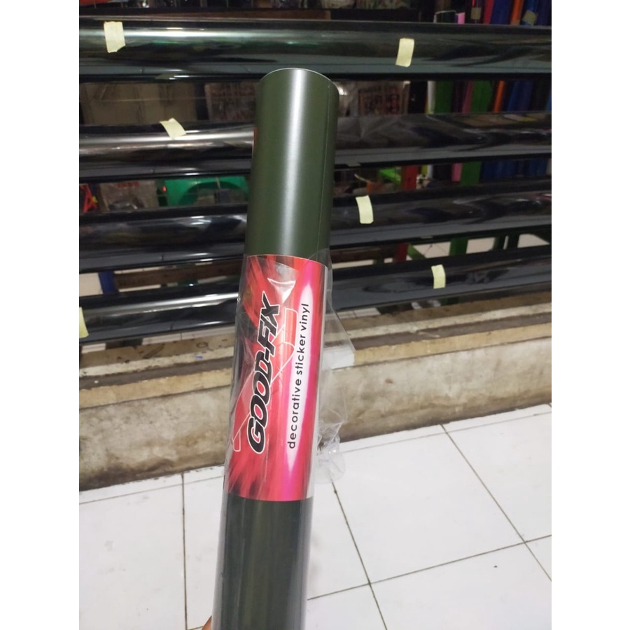 Jual STICKER STIKER SKOTLET VINYL DARK OLIVE/HIJO ARMY DOP 50CM X 100CM ...