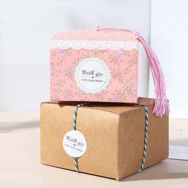 Jual Label Sticker THANK YOU Stiker Kemasan Hamper Souvenir Kado Pesta ...