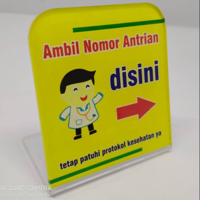 Jual Petunjuk Nomor Antrian / Nomor Antrian Disini / Petunjuk Arah ...
