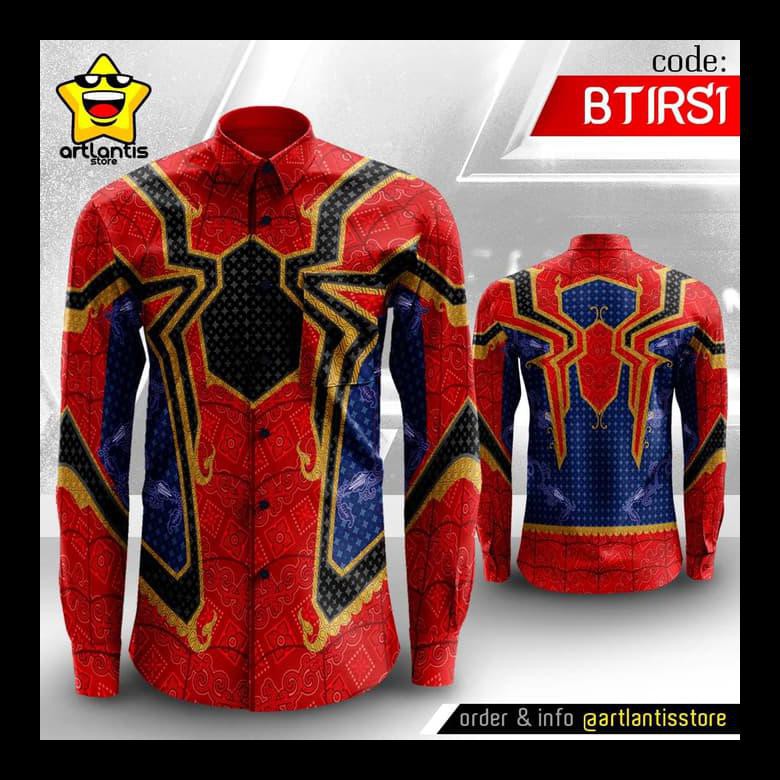 Jual Batik Avengers Infinity War Seri A, Batik Superhero - Iron Man ...