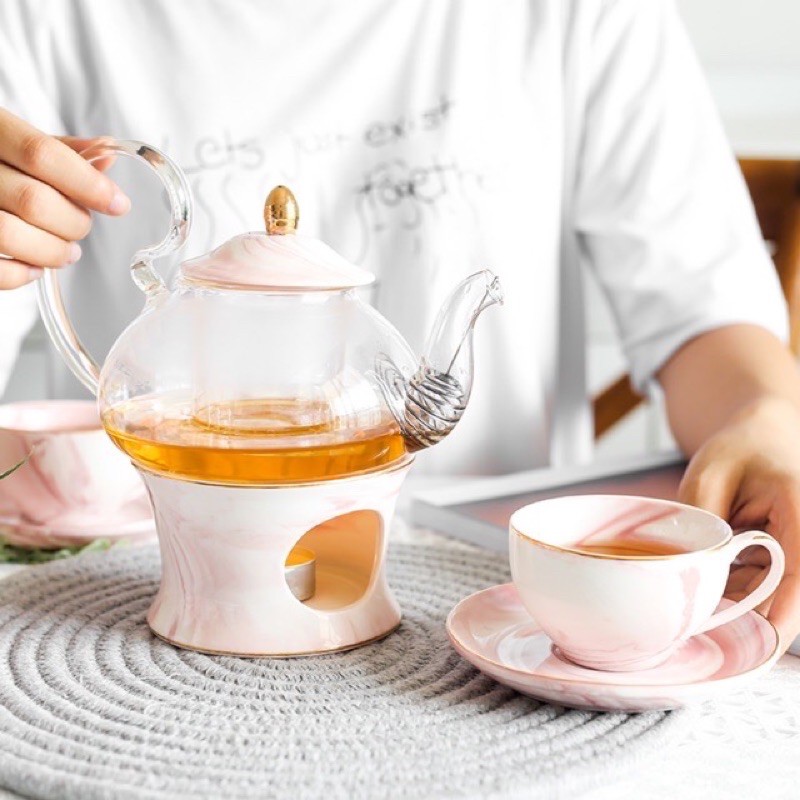 Jual Marble Tea Set / Marble Teapot Set / Teko Teh Marble / Cangkir ...