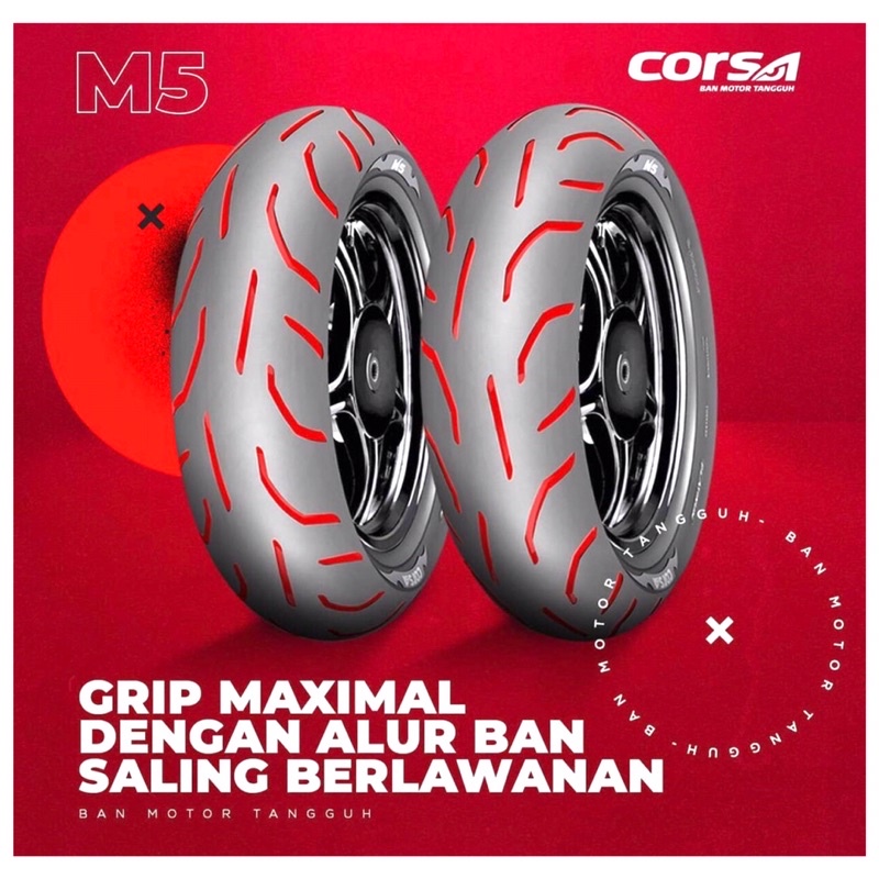 Jual Ban Yamaha NMAX Corsa M5 120/70-13 + 140/70-13 ( Paket Hemat ...