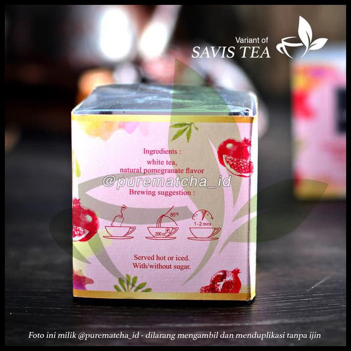 Jual Savis Tea - Premium Pomegranate White Tea 1 Teabag Teh Cafe Sample ...
