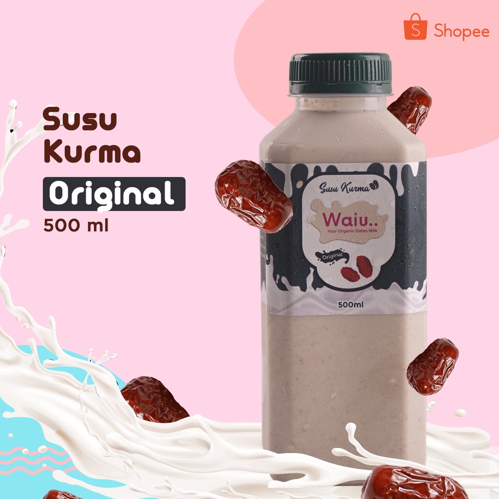 Jual Waiu Milk - Susu Kurma rasa Kurma Original 500 Ml | Shopee Indonesia