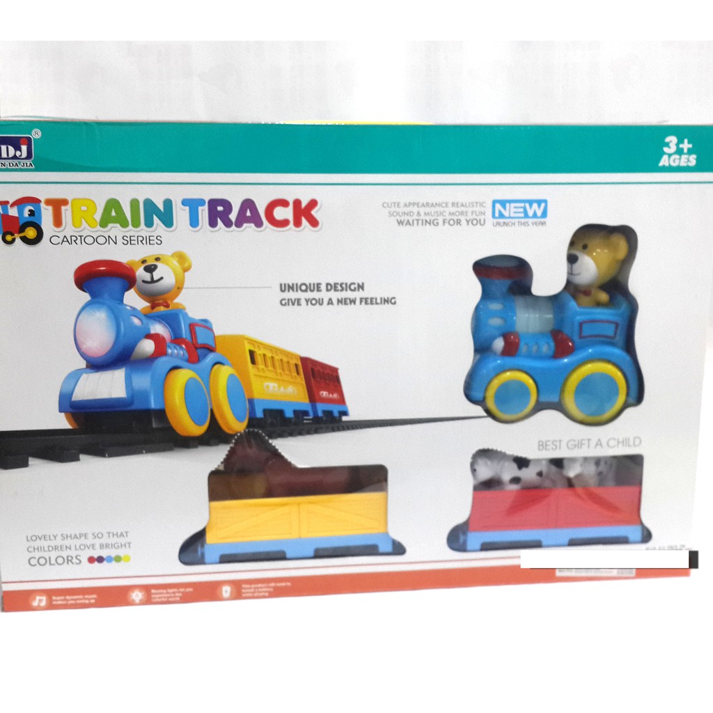 Jual MAINAN REL KERETA TEDDY BEAR/TRAIN TRACK CARTOON SERIES /TRAIN SET | Shopee Indonesia