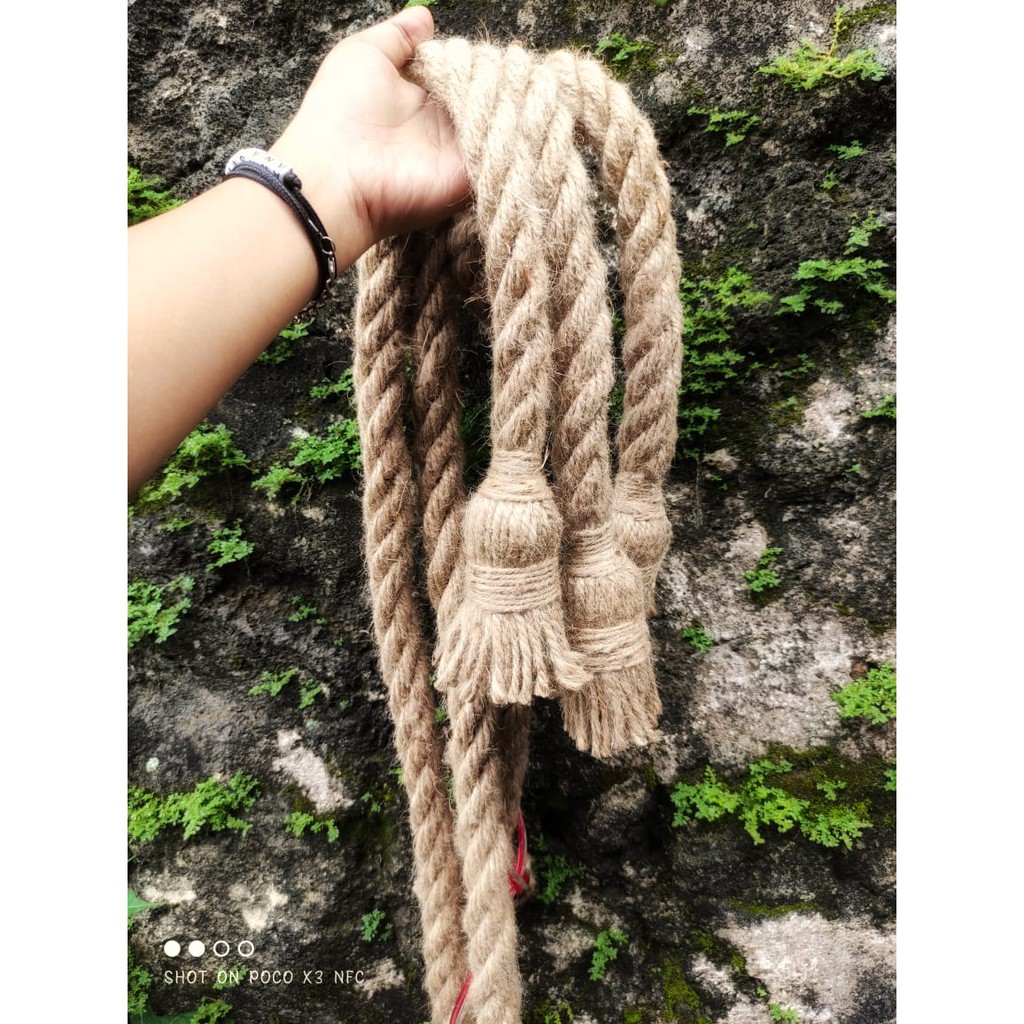 Jual TALI TAMBANG GONI 15MM DAN 20MM + KABEL LAMPU+FITTING | Shopee ...