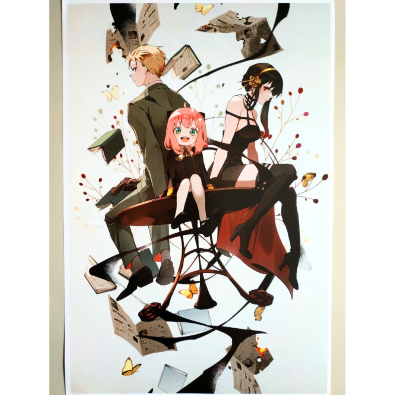 Jual Poster Anime Spy x Family 8 Loid Yor Anya Forger Merchandise ...
