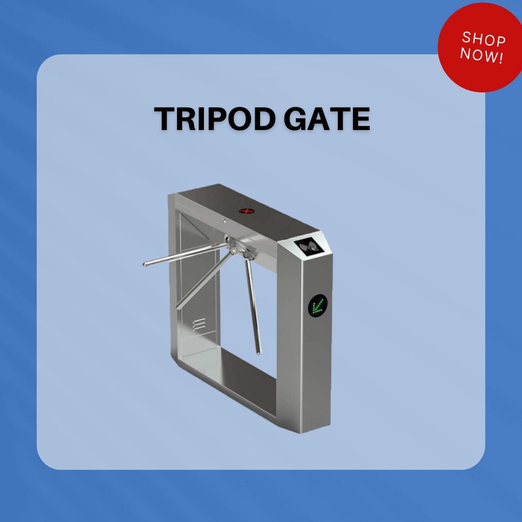 Jual Pedestrian Tripod Turnstile Gate  Tripod Gate  Access Control 
