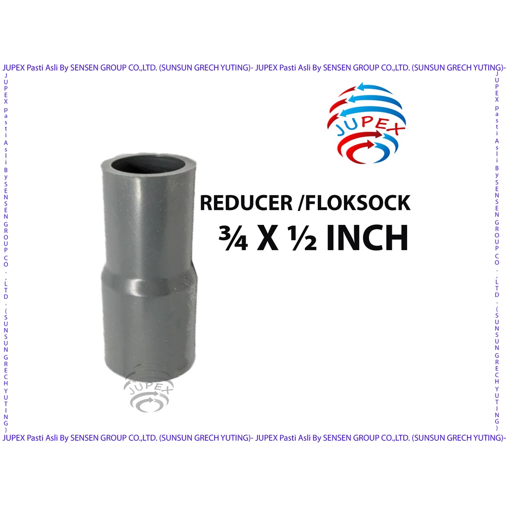 Jual FLOKSOK/REDUCER PIPA PVC AW ¾ X ½ INCH / 1 X ¾ INCH /1 ½ X 1 INCH ...